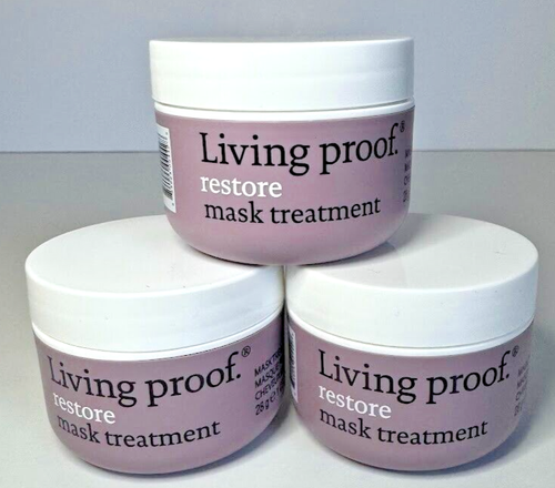 3X Living Proof Restore Mask Treatment For Hair - Travel Size 1 oz NEW ...