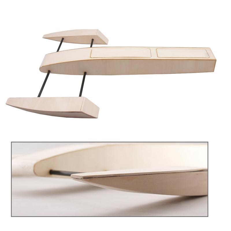 495mm RC Speed Boat Outrigger Wood Shrimp Model Radio Remote Control ...