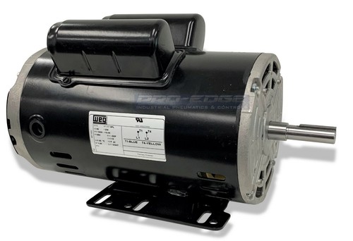 5 HP SPL 1ph Air Compressor Electric Motor 56 frame 5/8" shaft 3450 RPM ...