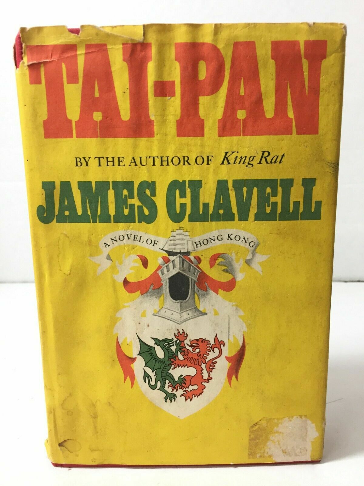 Vintage Book Tai-Pan by James Clavell 1966 Athenum Hard Cover Novel 5th ...