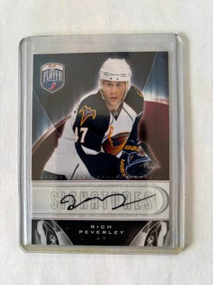 2009-10 UPPER DECK Be A Player Rich Peverley #S-PV Thrashers AUTOGRAPH ...