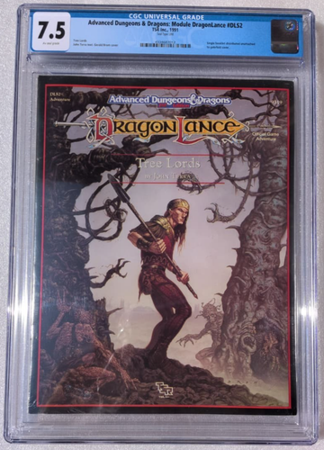 AD&D Dragonlance Tree Lords 1991 DLS2 CGC 7.5 with an A+ Seal grade ...
