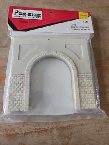 Pre-Size Model Specialties HO Scale Single Cut Stone Tunnel Portal NEW ...