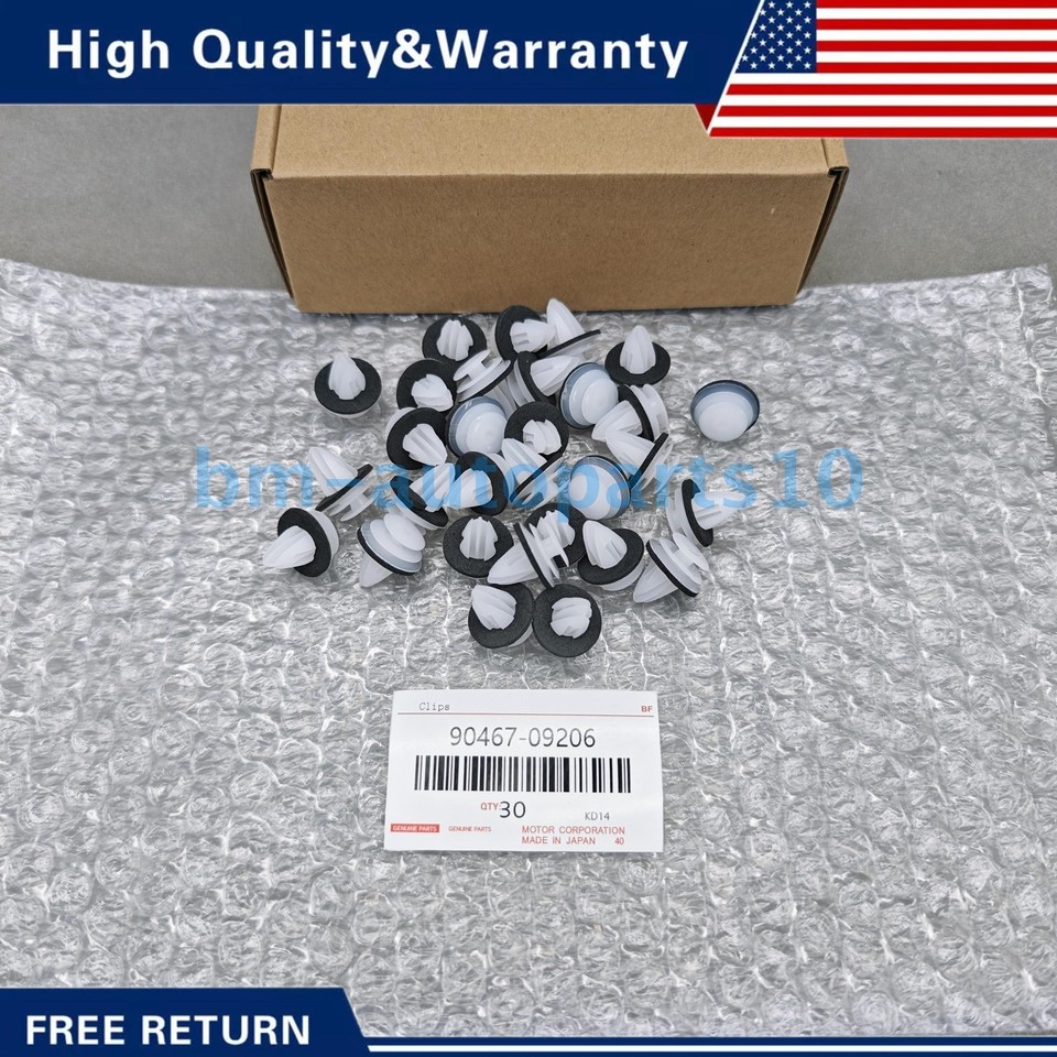 New 30pcs Door Trim Panel Retainers Clips Fits For Toyota Lexus 90467 ...