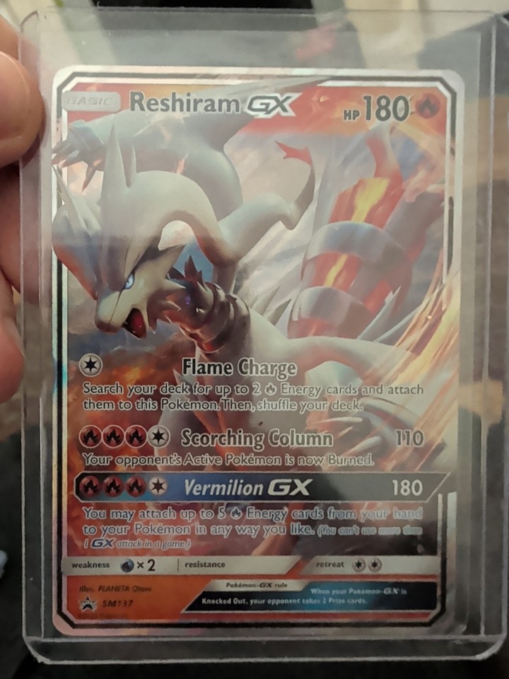 Reshiram GX Sun & Moon Promo SM137 Pokemon English | eBay UK