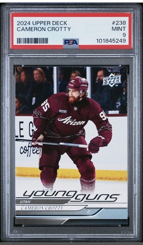 2024-25 Upper Deck Series 1 - Young Guns Cameron Crotty #238 (RC) for ...