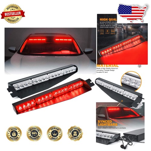 High-Intensity LED Emergency Hazard Lights for Trucks - Waterproof ...