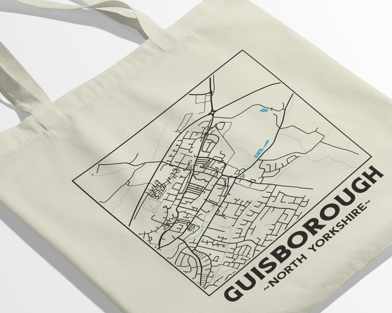 Guisborough - North Yorkshire City Street Map Tote Bag | eBay