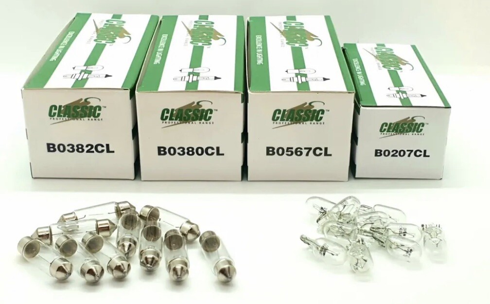 60 x Assorted Quality Car Bulbs Set - 10 of Each ...