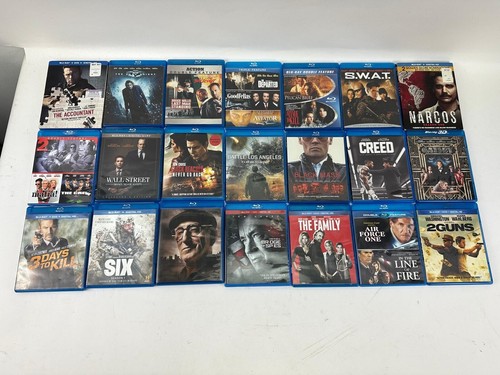Lot Of 21 Blu-Ray Action Movies TV Shows | eBay