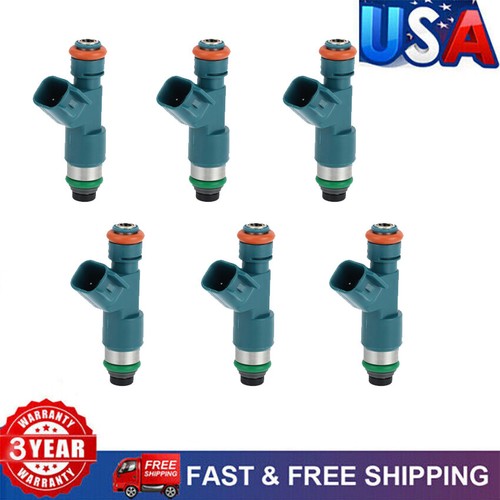 6x Fuel Injectors for FJ1032 Land Rover LR2 3.2L L6 2008 2009 2010 2011 ...