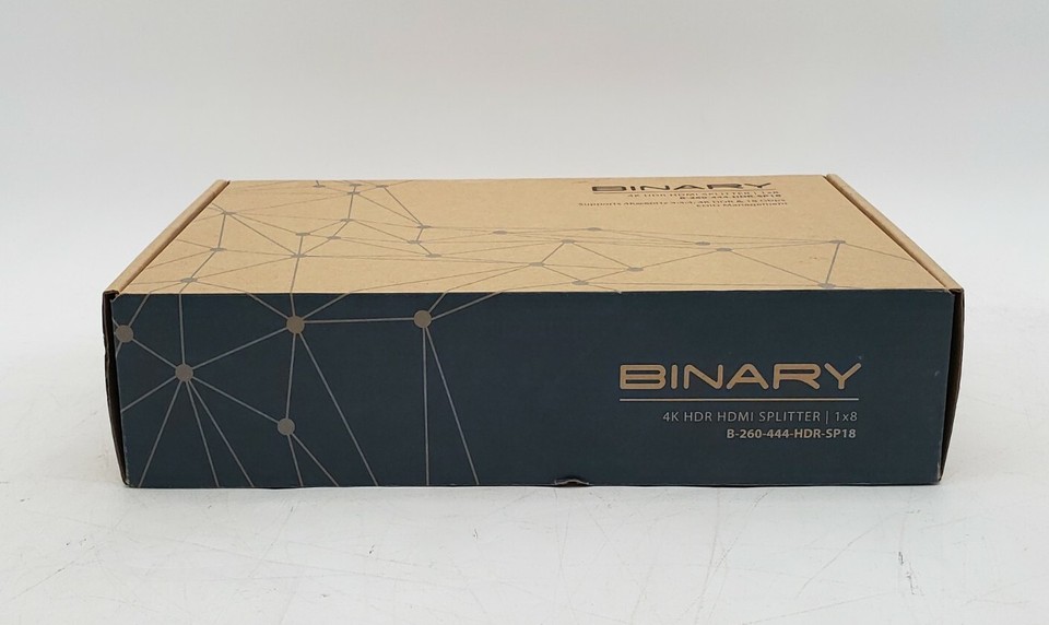 NEW Binary B-260-444-HDR-SP18 4K HDMI HDR Splitter 1x8 | eBay