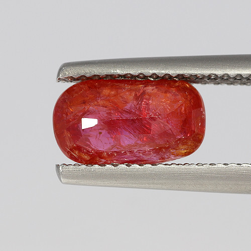 AIGS CERTIFIED NATURAL RUBY 2.58 CTS ORANGY RED COLOR "NO HEAT" | eBay