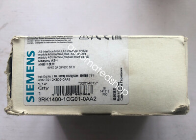 1PC NEW SIEMENS 3RK1400-1CG01-0AA2 AS-interface Modul 4I/4O 2A 24VDC S7 ...