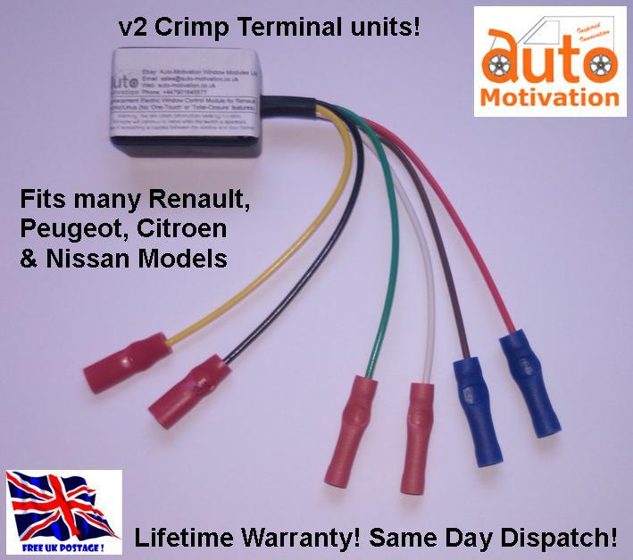 For Renault etc Electric Window Module Unit ECU Replacement "Crimp ...