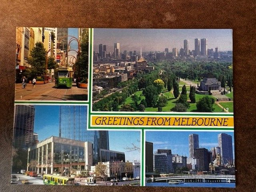Postcard: Greetings from Melbourne, Australia, photochrome | eBay