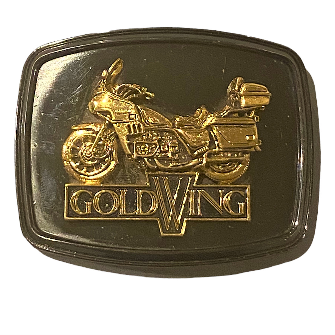 Raintree Goldwing Motorcycle Biker Belt Buckle Black … - Gem