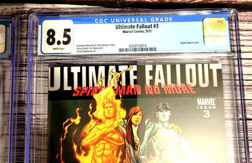 Ultimate Fallout Lot of 6 CGC Graded Comics. #'s 1-6. All 1st Print ...