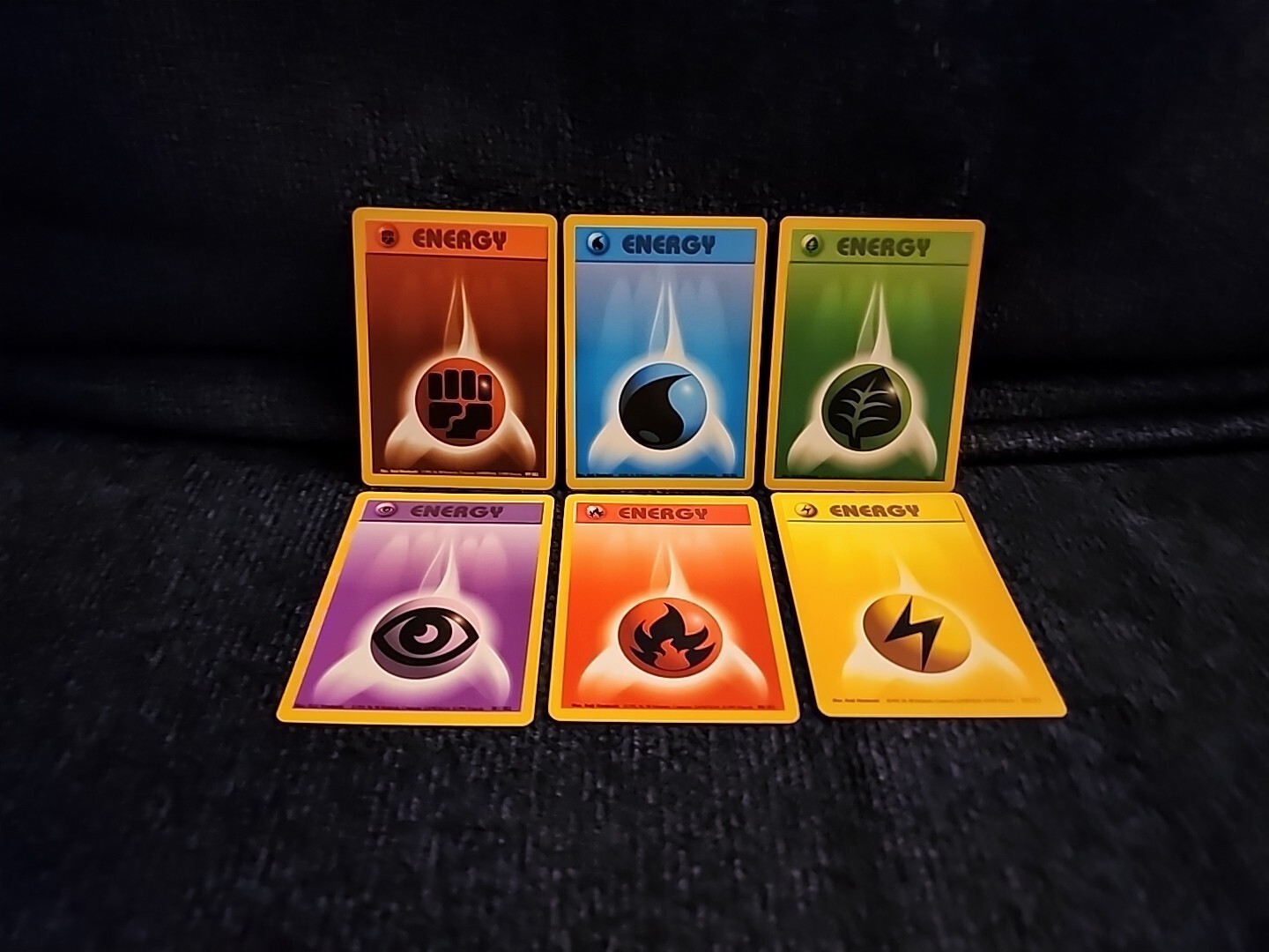 Pokemon TCG Vintage Energy Base Set Lot - Energy Set Of 6 #97-102 WOTC ...