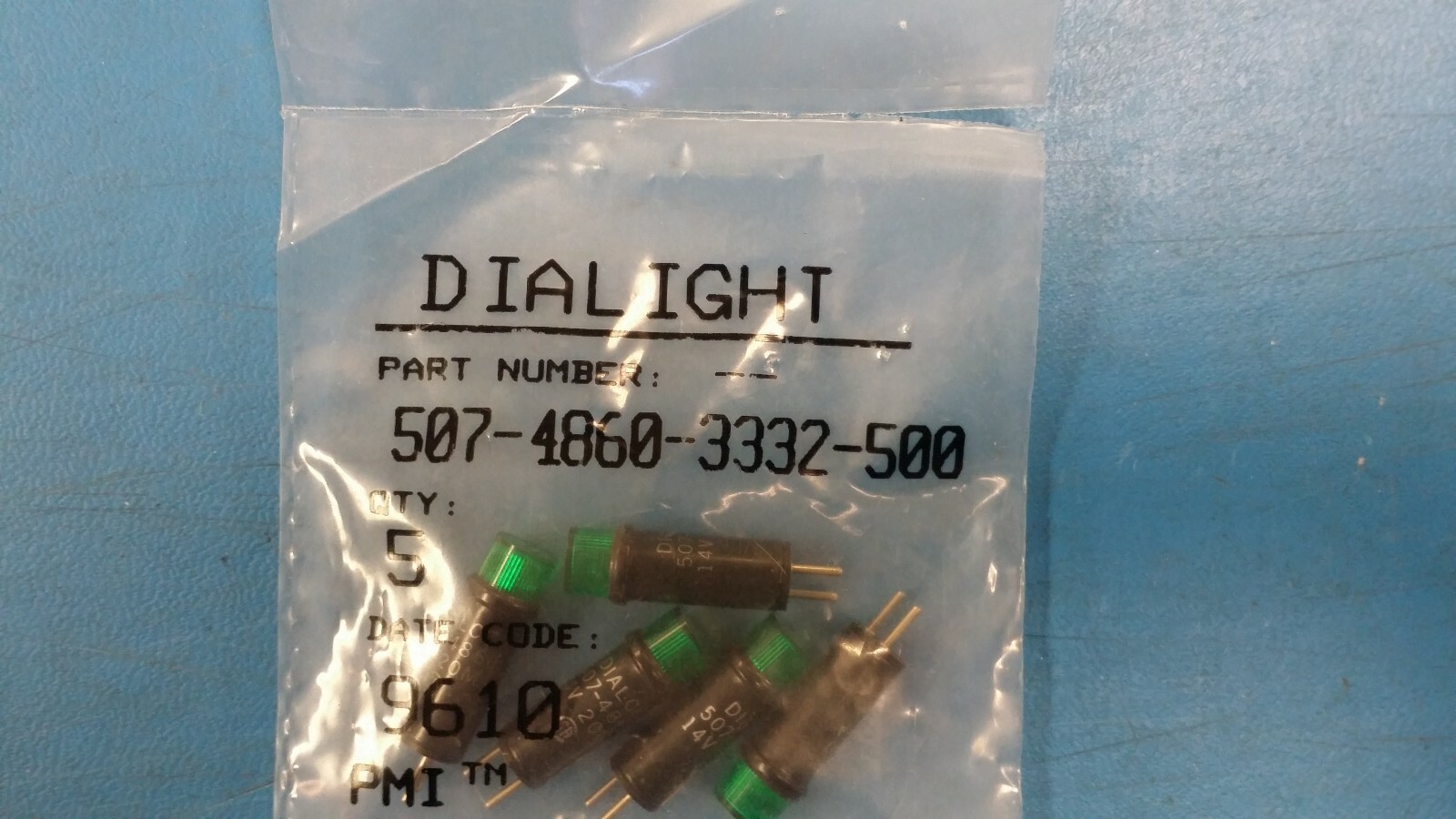 (38) DIALIGHT DIALCO 507-4860-3332-500 LED DATALITE 14V PMI (NEW) for ...