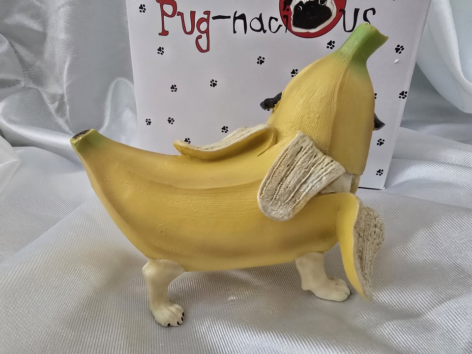 Westland Giftware - Pugnacious Banana Pug Figurine | eBay