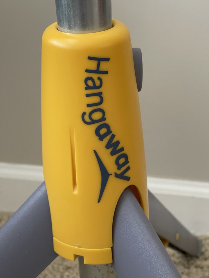 Hangaway 1 Tier Portable Clothes Hanger Collapsible Drying Rack 47" Tall Used B | eBay