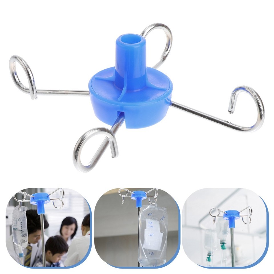 6 Pcs Vertical Infusion Stand Hooks Infusion Rack Hangers Infusion Rack ...