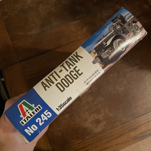 New In Open Box Italeri 1/35 ANTI TANK DODGE No. 245 Model Kit | eBay