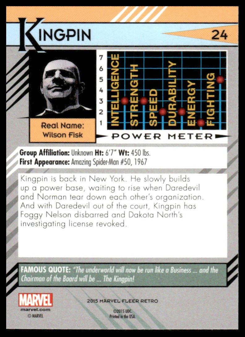 Marvel Kingpin Quotes
