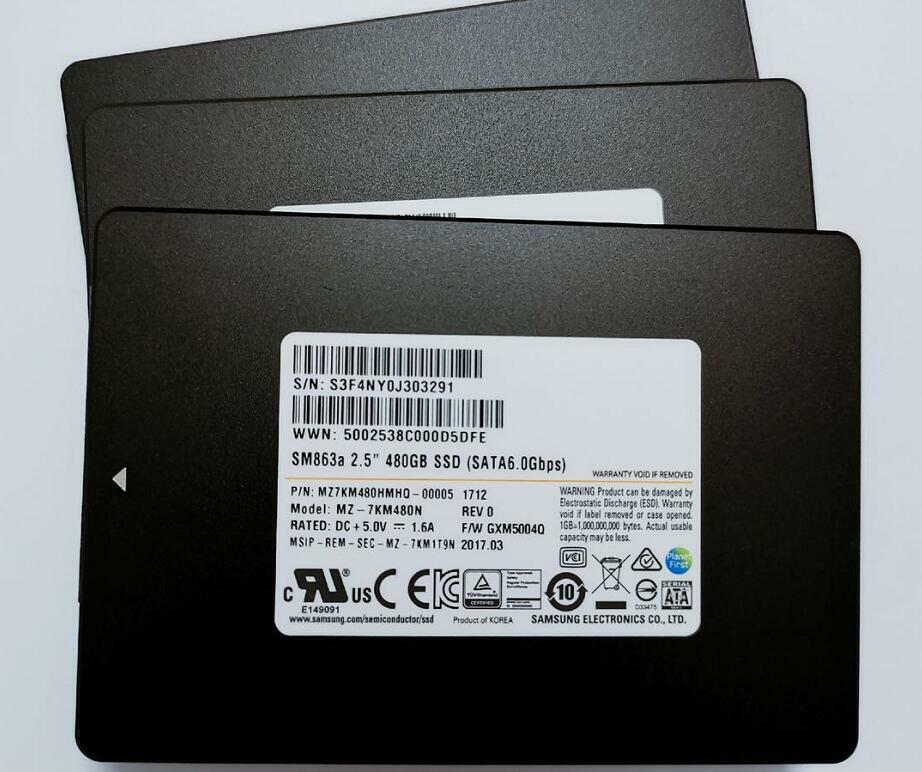 480GB Samsung SSD SM863a MZ-7KM480N Solid State Drive MZ7KM480HMHQ ...