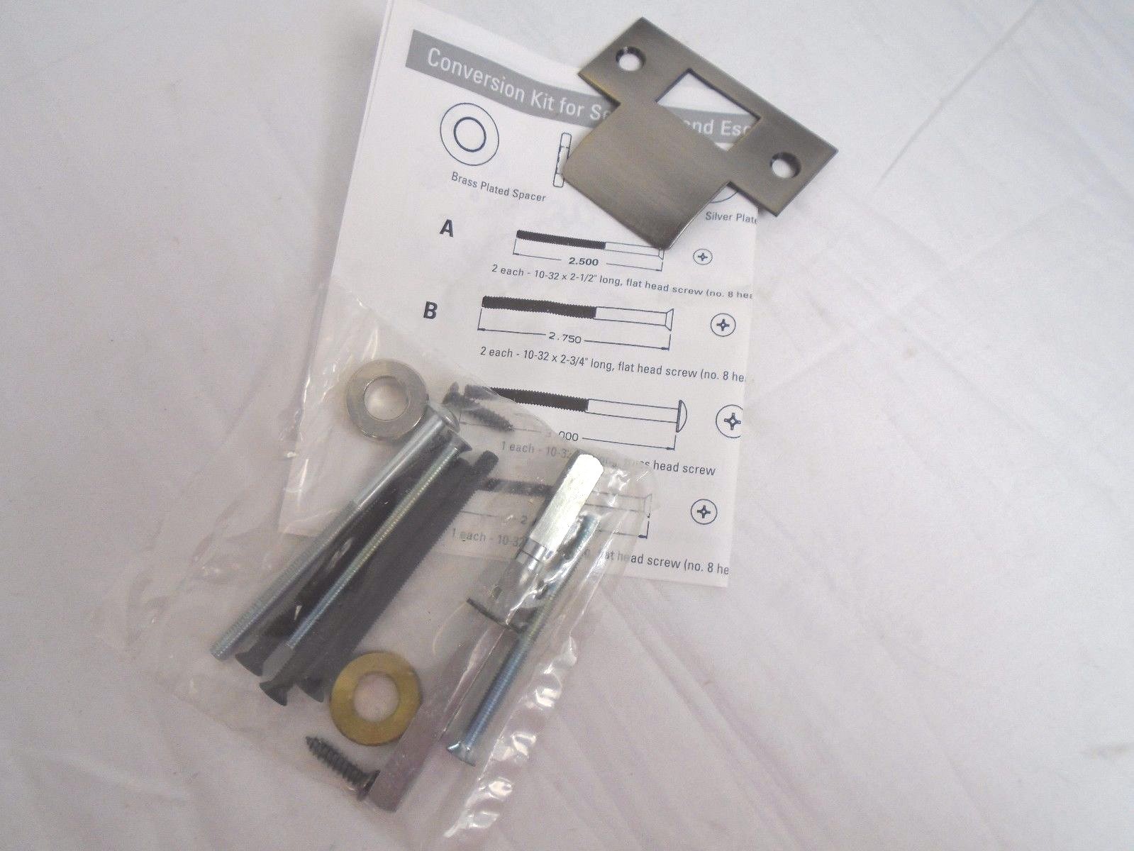 Baldwin Conversion Kit-Enter Function Antique Nickel 5398-151-B 691G | eBay