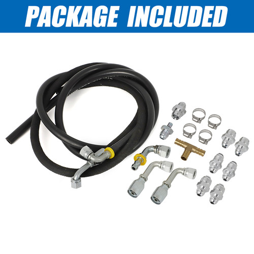 Universal For Hydroboost Power Brake Booster Steering Hose Hookup ...