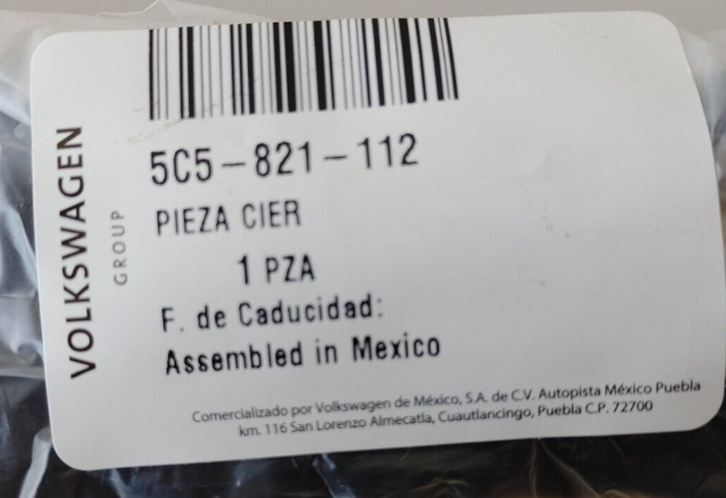 New Genuine OEM Volkswagen Front Right Fender End Plate 5C5821112 | eBay