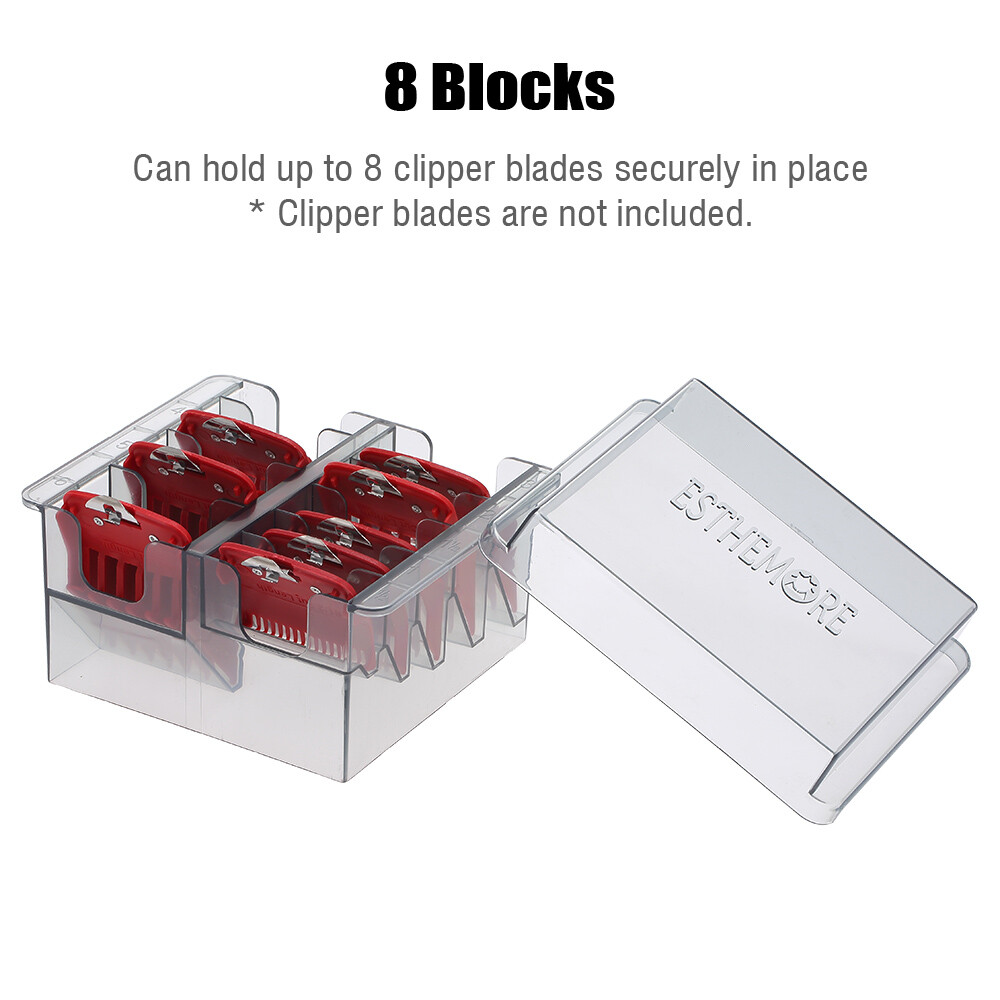 Plastic Blade Organizer 8 B lade Storage Case Rack Clipper Comb Holder ...