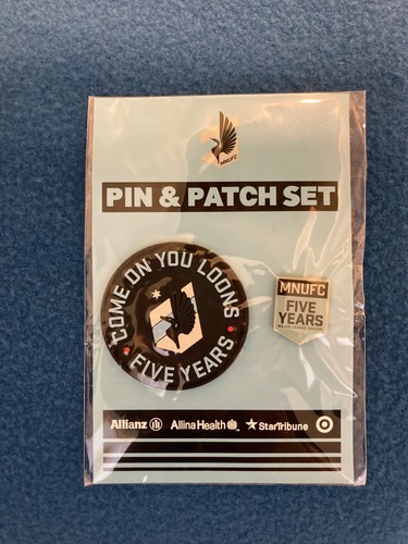 Minnesota United Football Club MNUFC Fan-exclusive RARE MLS Pin & Patch ...