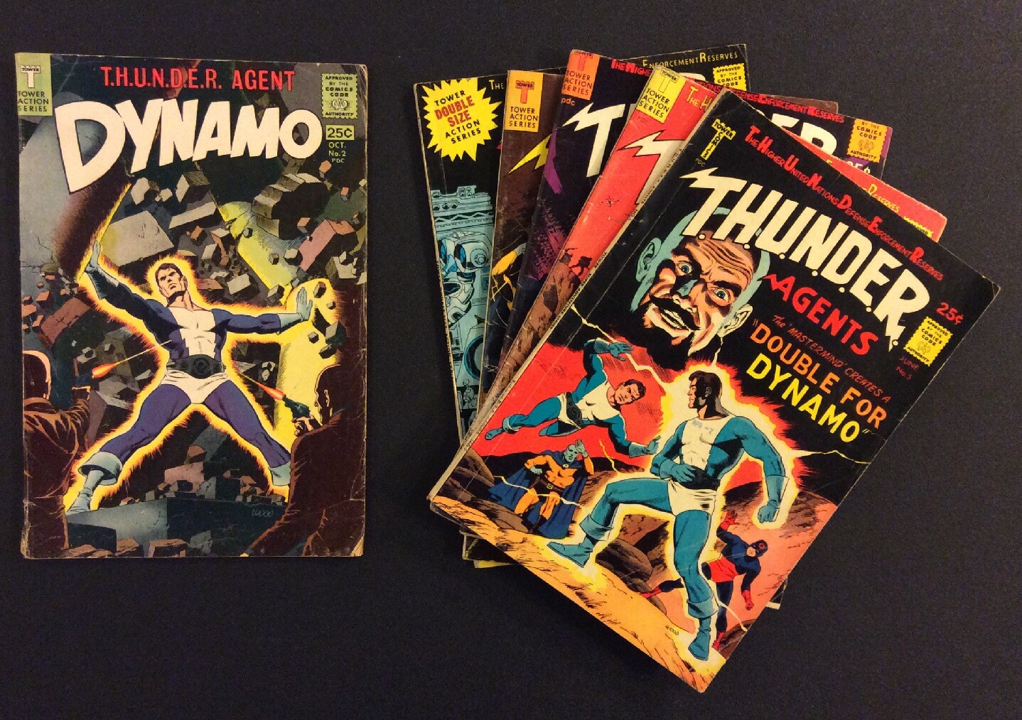 THUNDER AGENTS #5 11 12 13 15 Comics DYNAMO #2 WALLY WOOD 1966 Silver ...