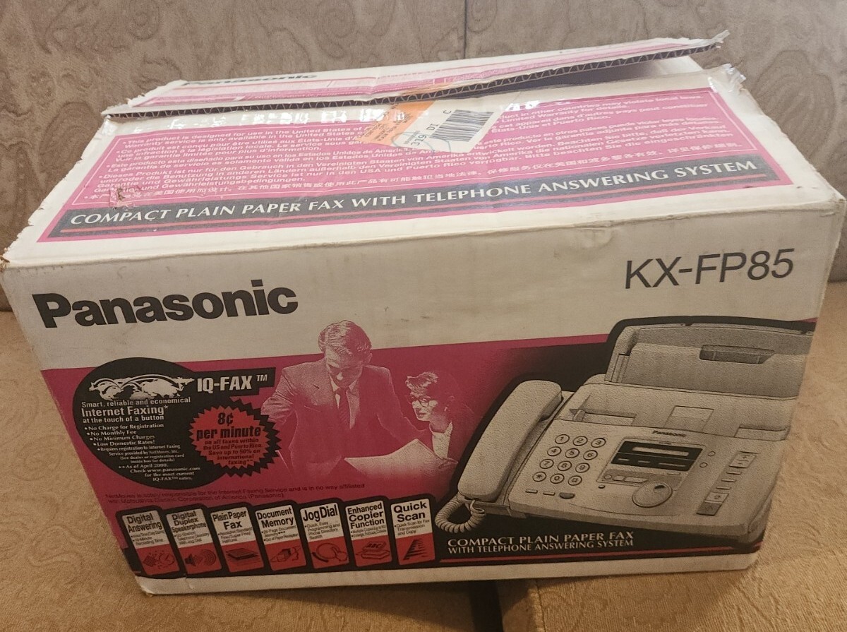 Panasonic KX-FP85 Plain Paper Thermal transfer Fax for sale online | eBay