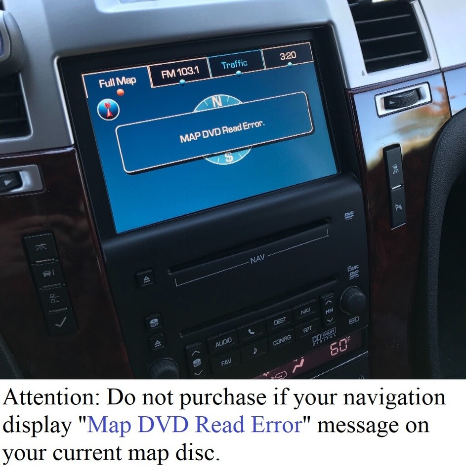 2007-2012 Buick Enclave Lucerne GMC Acadia Traverse Navigation DVD Map ...