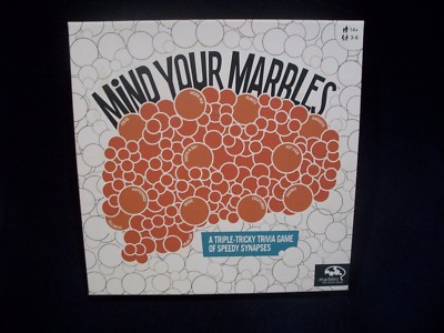 MIND YOUR MARBLES Board Game (Marbles: The Brain Store) Memory Trivia ...