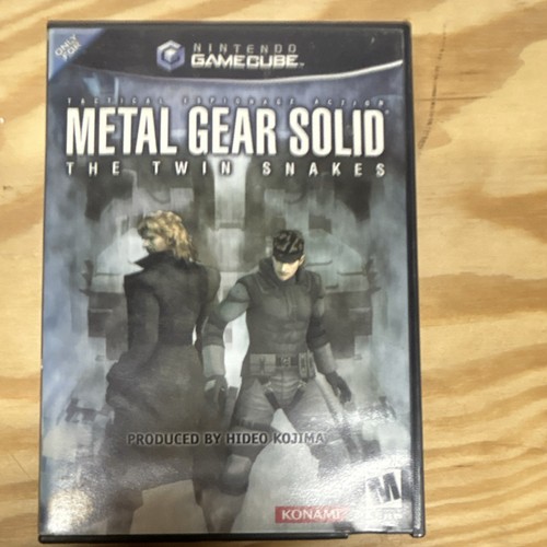 Konami Metal Gear Solid Twin Snakes Nintendo GameCube Manual Action ...