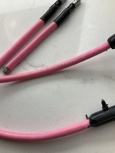 Vintage TEKIN ELECTRONICS Pink Wire & Plugs RARE! RC10 Trinity Novak RC ...