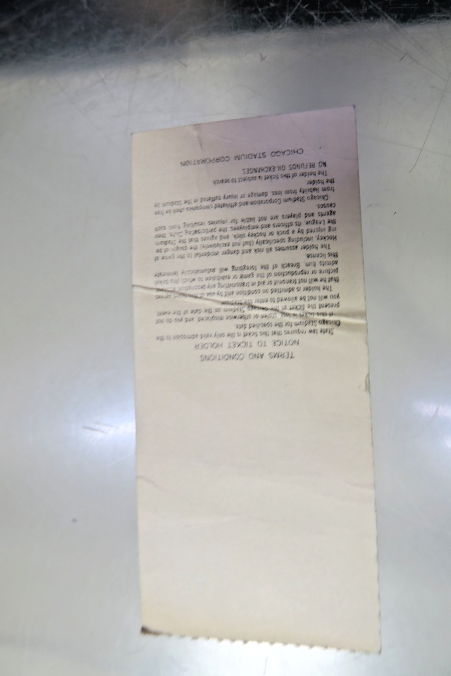 Elvis Presley Souvenir Concert Program & Ticket Stub - 1777 Chicago ...