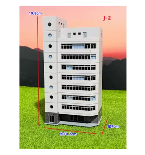 1/150 N Scale High Rise Building Sand Table Residential Building Scene ...