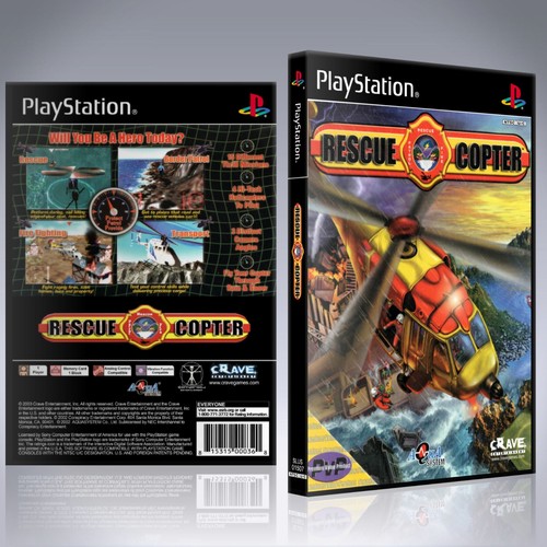PS1 Case - NO GAME - Rescue Copter | eBay