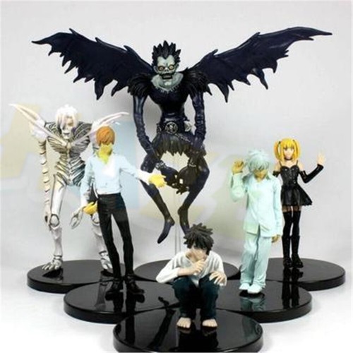 6pcs/set Anime DEATH NOTE Yagami Light PVC Figure Model Toy Collection ...