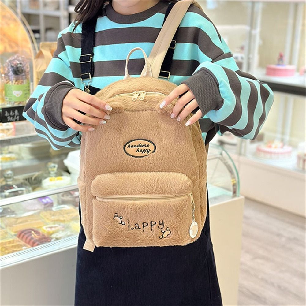 Sweet Cute Plush Backpack Handbag Stuffed School Bag Kids Girl | eBay