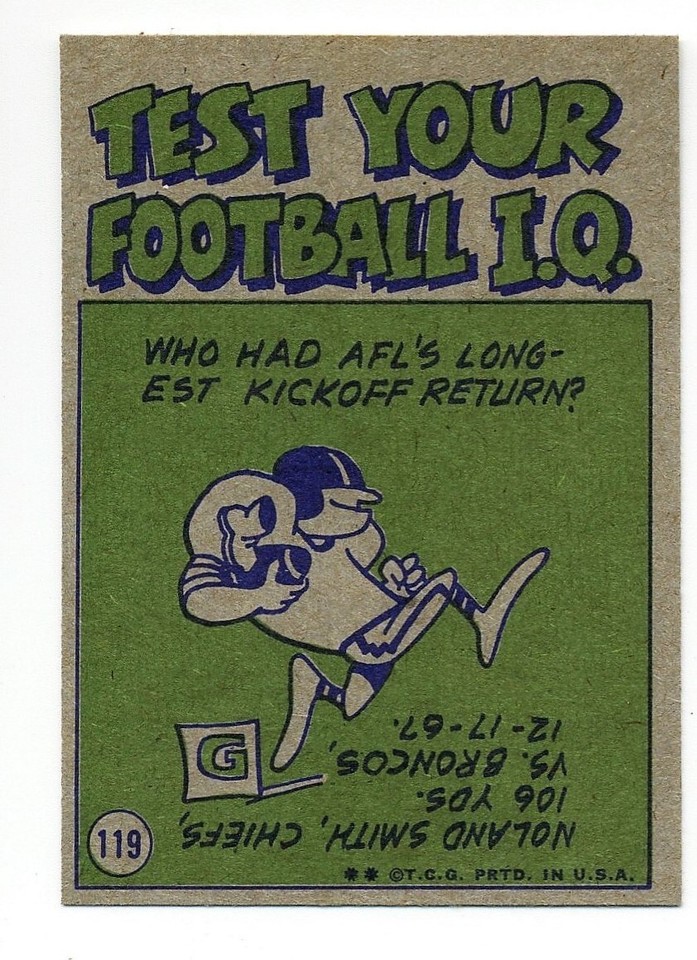 1972 TOPPS BALTIMORE COLTS PRO ACTION JIM NANCE #119 | eBay