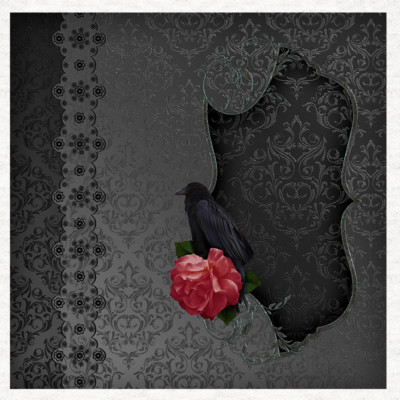 Bird -The Raven- Fabric Craft Panels in 100% Cotton or Polyester | eBay