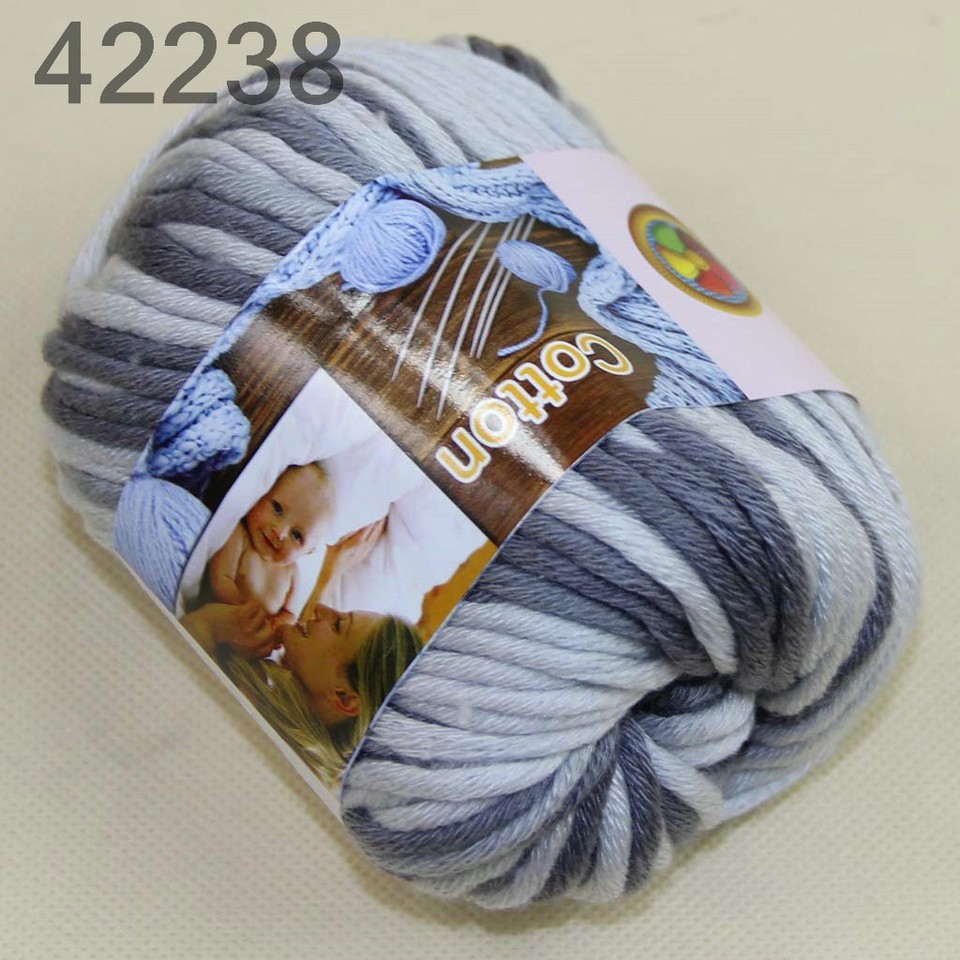 Sale 1Balls X 50g Chunky Cotton Hand Knitting Yarn Rugs Blankets ...