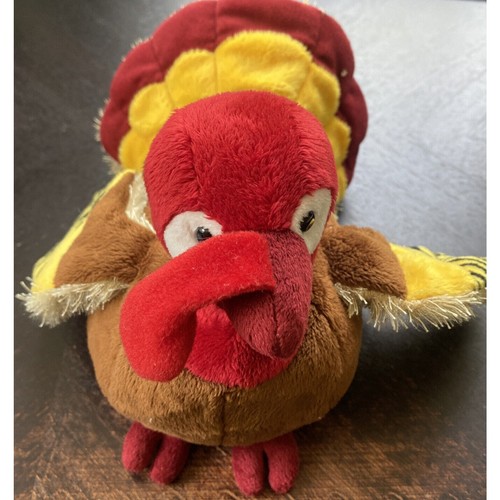 Ganz Webkinz 8” Plush Gobbler Turkey Stuffed Animal #HM418 Thanksgiving ...
